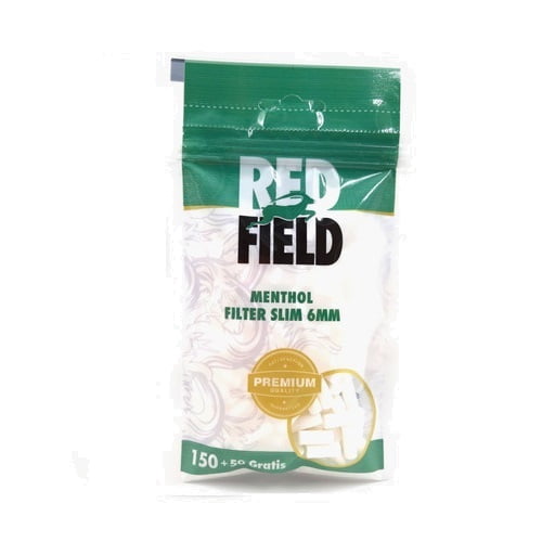 Filtro Red Field Slim Menthol – Cultivemos GrowShop