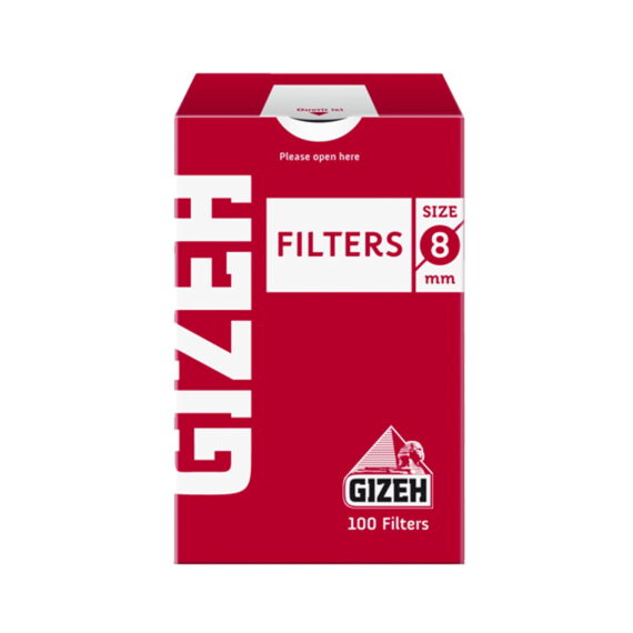 Filtro Regular 8mm Gizeh 100u – Cultivemos GrowShop